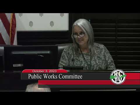 Public Works Committee - October 3, 2023