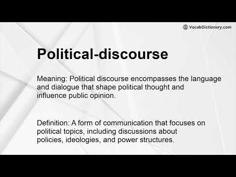 Political-discourse Meaning