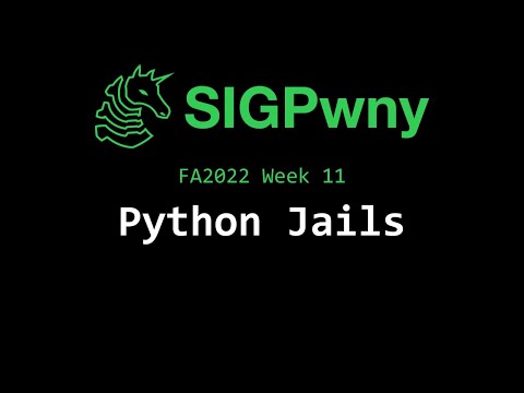 FA2022 Week 11: Python Jails (2022-11-10)