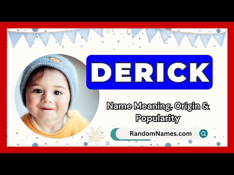 Derick - Baby Boy Name Meaning, Origin & Popularity - RandomNames.com