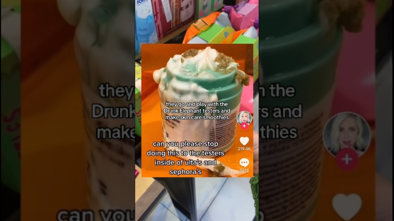 DRUNK ELEPHANT SKINCARE SMOOTHIE GONE WRONG 😳