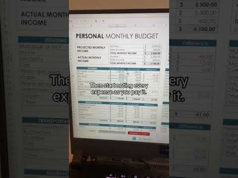 This Excel template will literally change your life!💰 #exceltemplates