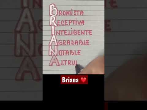 Significado del nombre BRIANA #significado #nombre #briana