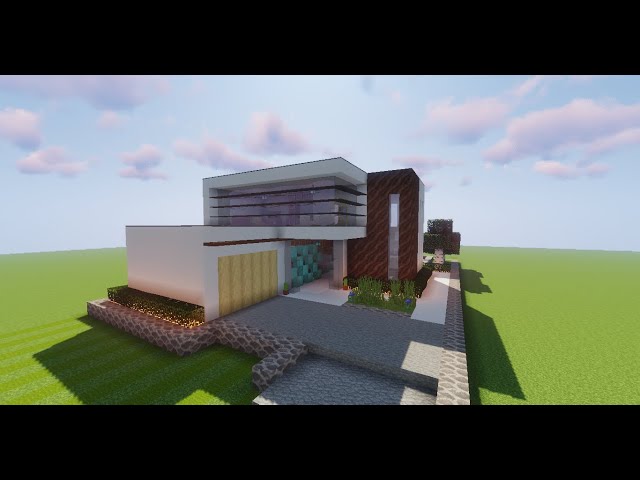 Modern House # 105 (Map + Schematic) Minecraft Map