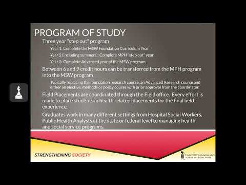 Dual Degree MSW MPH Overview 1