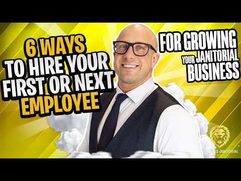 6 Ways To Hire Janitorial Employees || Peter Boland Webinar