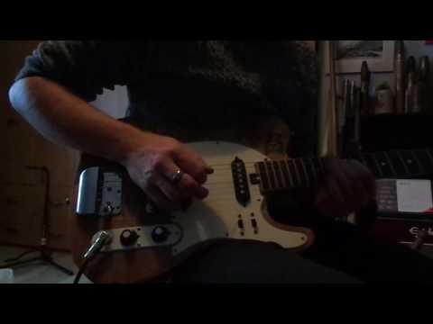 Knackered vintage Teisco Tele first play