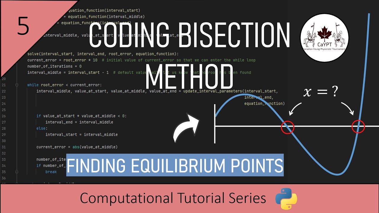 Bisection Method Coding