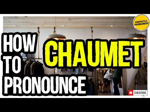 CHAUMET PRONUNCIATION | How to Pronounce Chaumet CORRECTLY