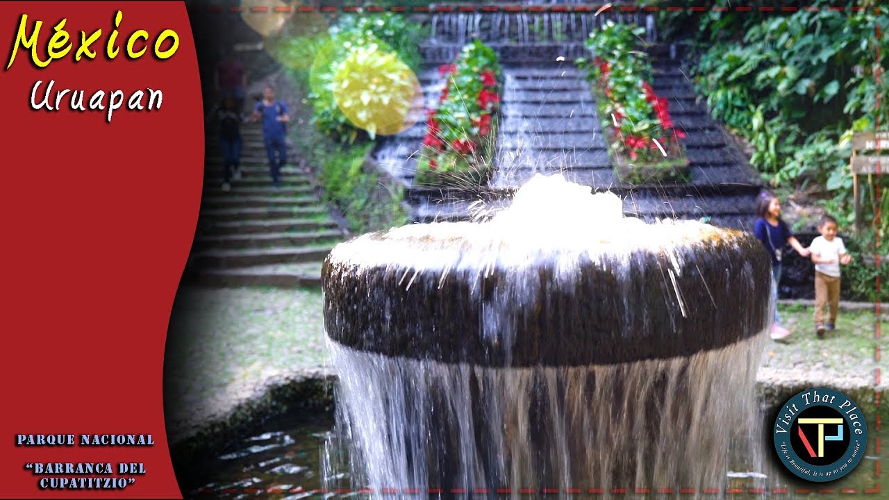 Travel to one of the national parks Barranca del Cupatitzio, uruapan michoacan mexico.
