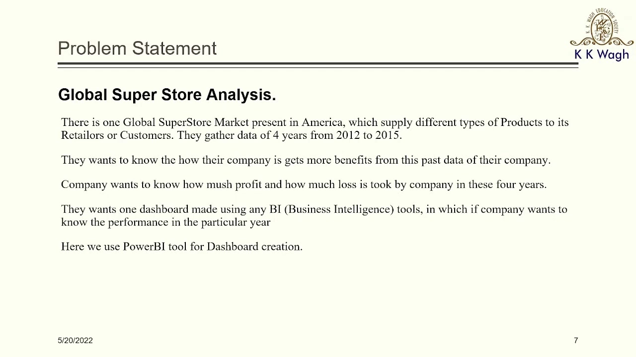 Internship Presentation on Data Analytics