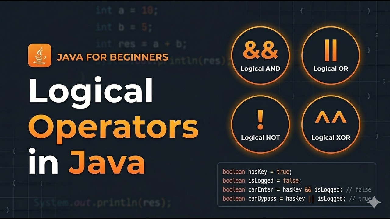 Logical Operators in Java + Practice Examples