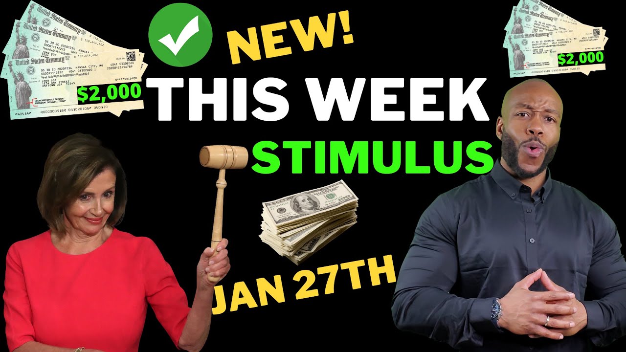 THIS WEEK!! $1,400 + $2,000 Second Stimulus Check Update [IMMEDIATELY]