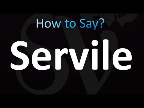 How to Pronounce Servile (Correctly!)