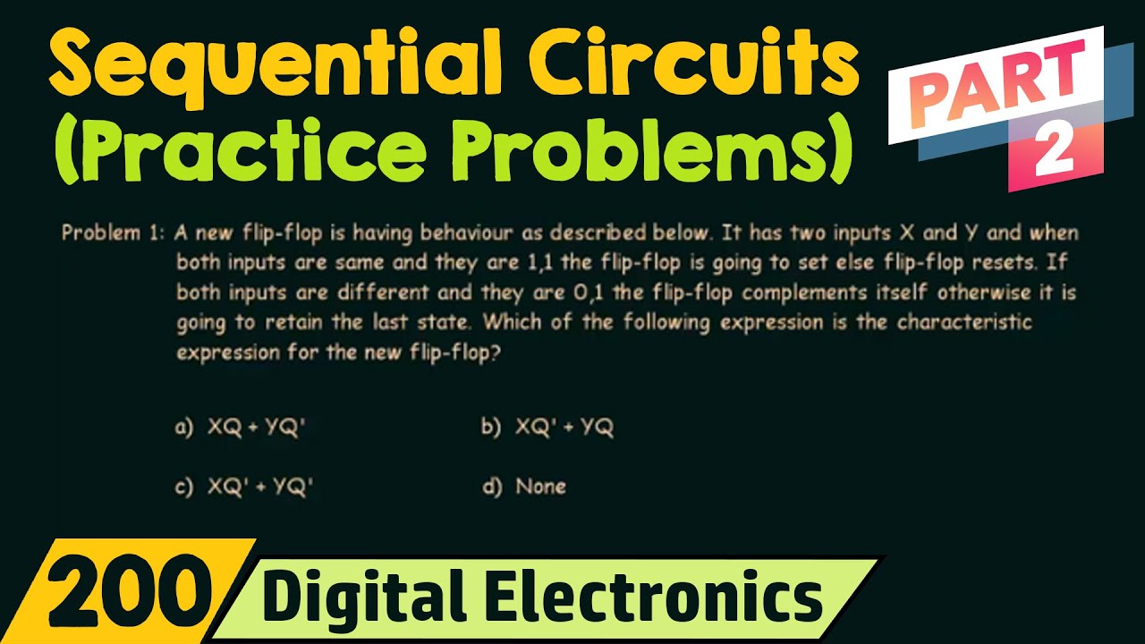 Practice Problems on Sequential Circuits (Part 2)