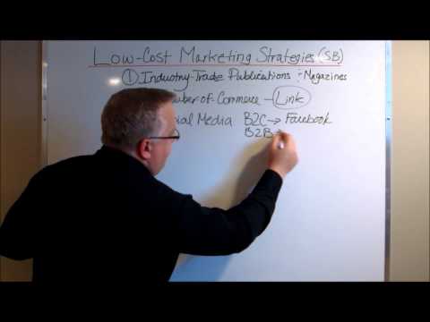 Five Low Cost Marketing Strategies for Small Businesses