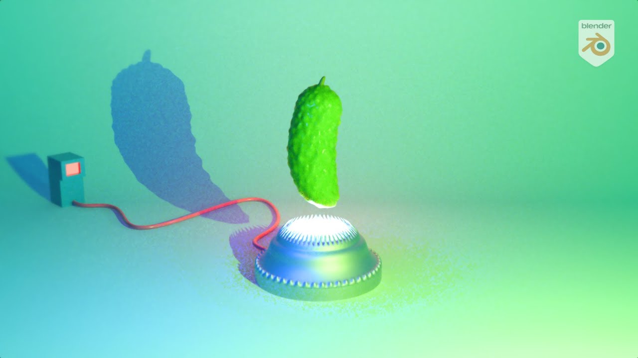 MODELING A PICKLE - Blender Beginner Tutorial