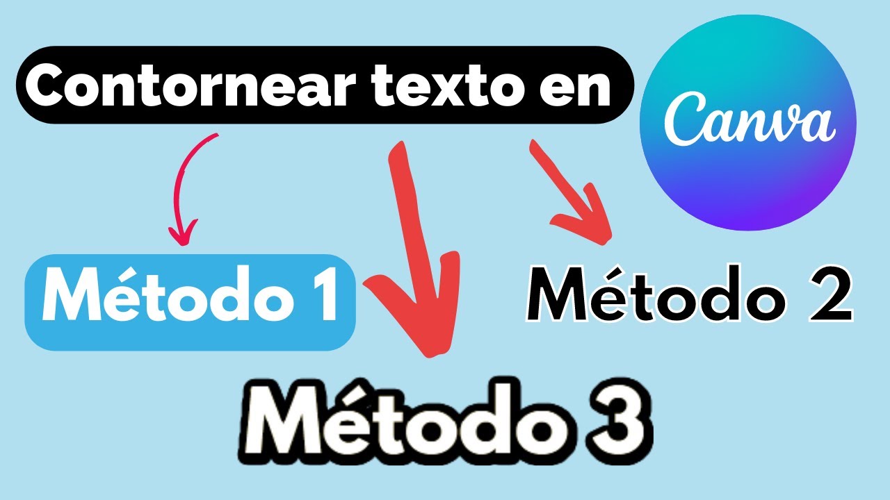 Cómo poner contorno a letras en Canva (3 Métodos)
