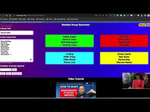 Random Group Generator
