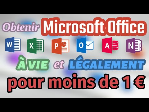 Obtenir Microsoft Office (Word, Excel, Outlook, ...) à vie et légalement pour moins de 1 €