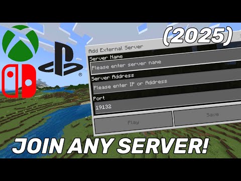How to Join ANY Server on Minecraft PS5/PS4/XBOX (Updated)