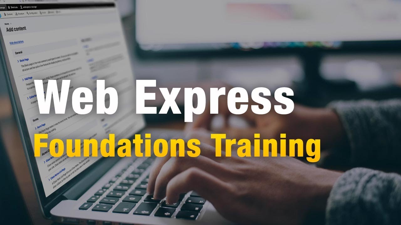 Web Express Foundations Training
