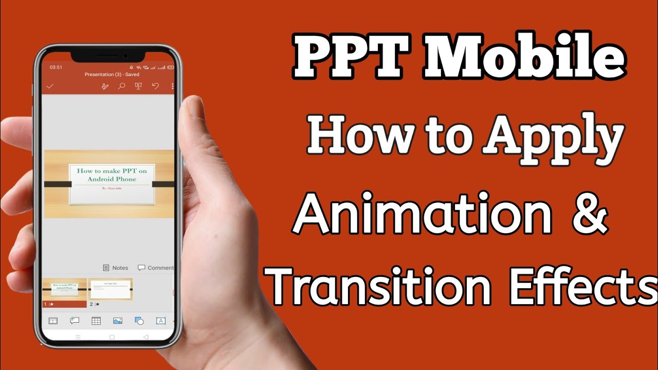 How to Apply Animation and Transition effect in PPT | Add Animation in PPT | Powerpoint In mobile