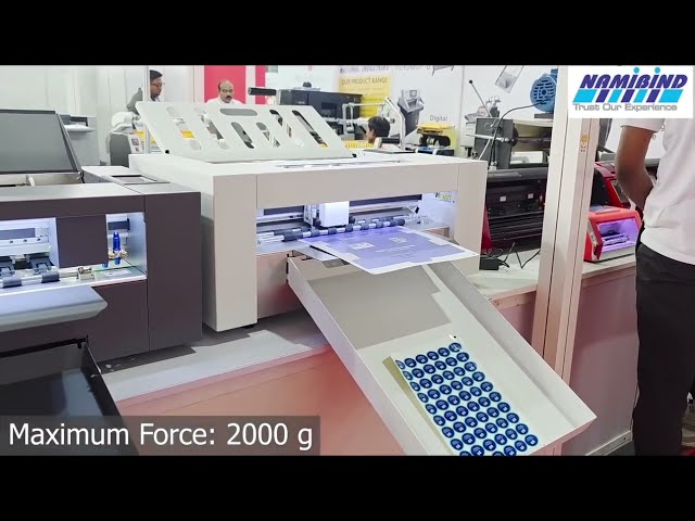 Half Sticker Cutting Machine - 3 in 1 Manual Feeding Creasing ...