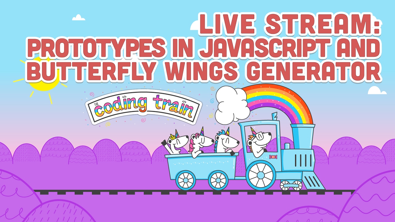 Live Stream #80: Prototypes in Javascript and Butterfly Wings Generator