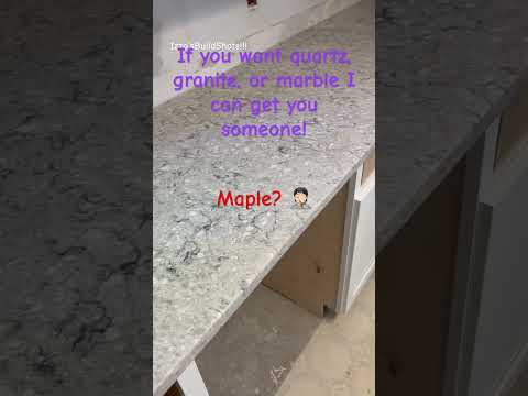 Taking Quartz for Granite!!!#kitchen #cabinets #Quartz #granite