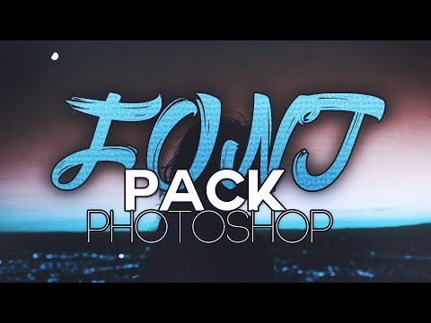 🔥 Font Pack Photoshop [FREE Download] - Photoshop | FOR 1,5K Subscribers 🔥