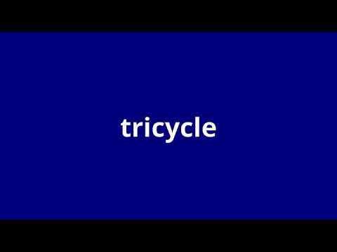 what is the meaning of tricycle