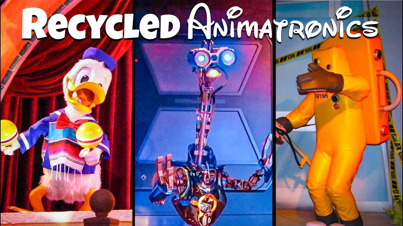 MyDisneyFix | Top 10 Recycled Disney Animatronics Ft DisneyDan! | TPMVids