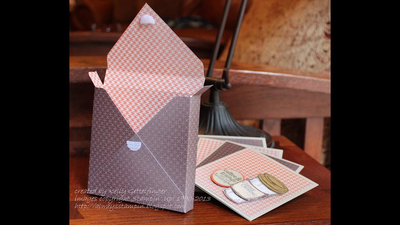 FUN FOLDS Envelope Punch 4x4 Box with Kelly Gettelfinger