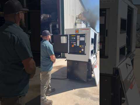 Hipower Generator Startup Part 2! #generator #startup #engine #pump #motor #gas #diesel #equipment