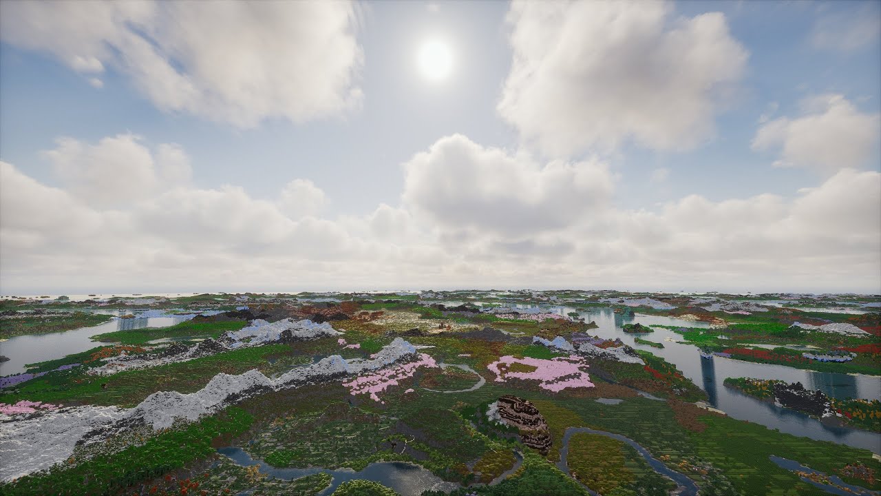 Minecraft 2048 Chunk Render Distance | Voxy Mod