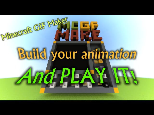 Minecraft GIF Maker - Build and play ANIMATED PICTURES! Minecraft Map