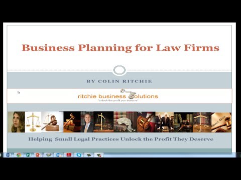 Business Planning for Law Firms