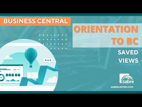 Saved Views in Business Central