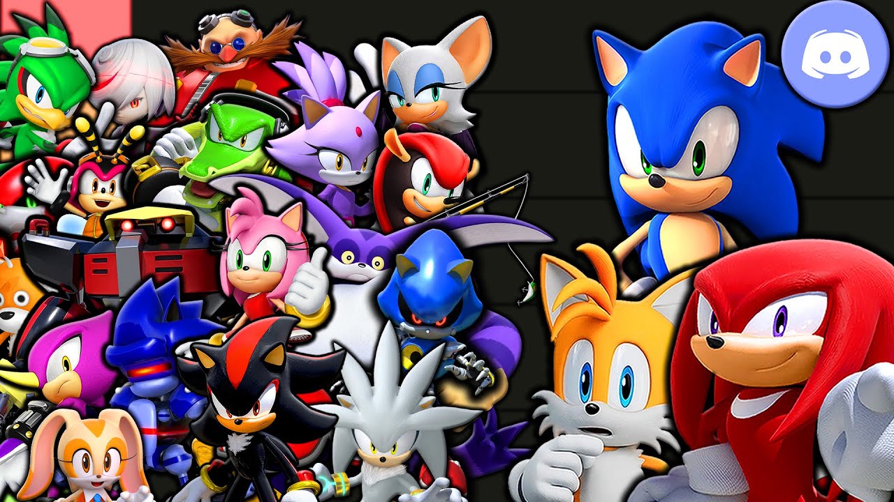 Sonic, Tails, and Knuckles make a Sonic Characters Tier List