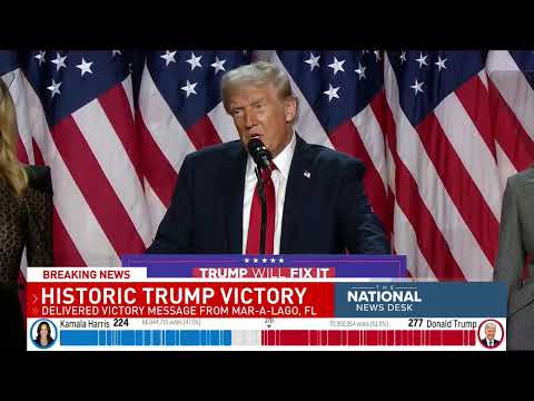 Donald Trump wins presidency in 2024 election