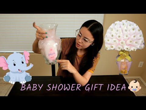 DIY DIAPER BOUQUET| BABY SHOWER GIFT IDEA | LUZ VEGA