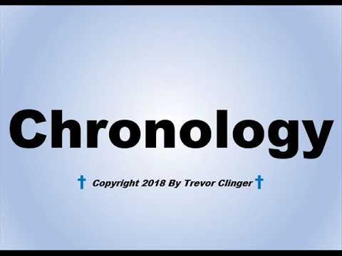 How To Pronounce Chronology