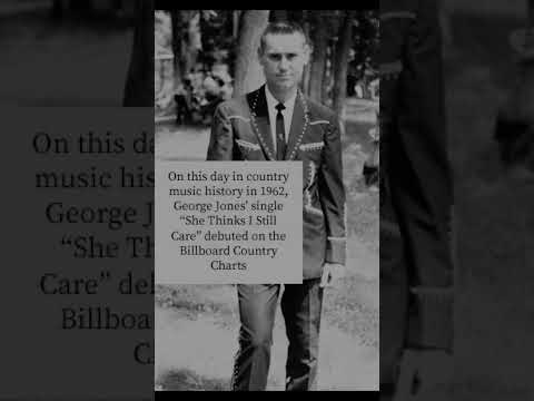 On this day in country music history in 1962 George Jones hit the charts #countrymusic #60smusic