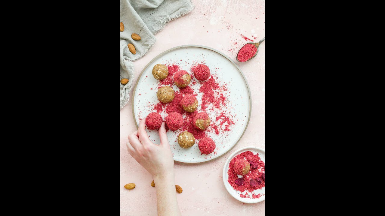 Peanut Butter and Jelly Energy Balls