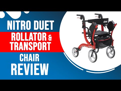 Nitro Duet Rollator & Transport Chair Review | Med Mart