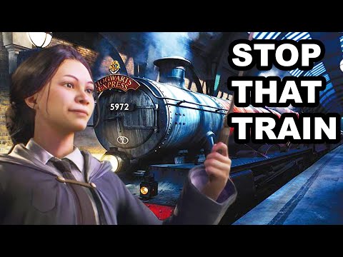 Can you stop the train in Hogwarts Legacy?