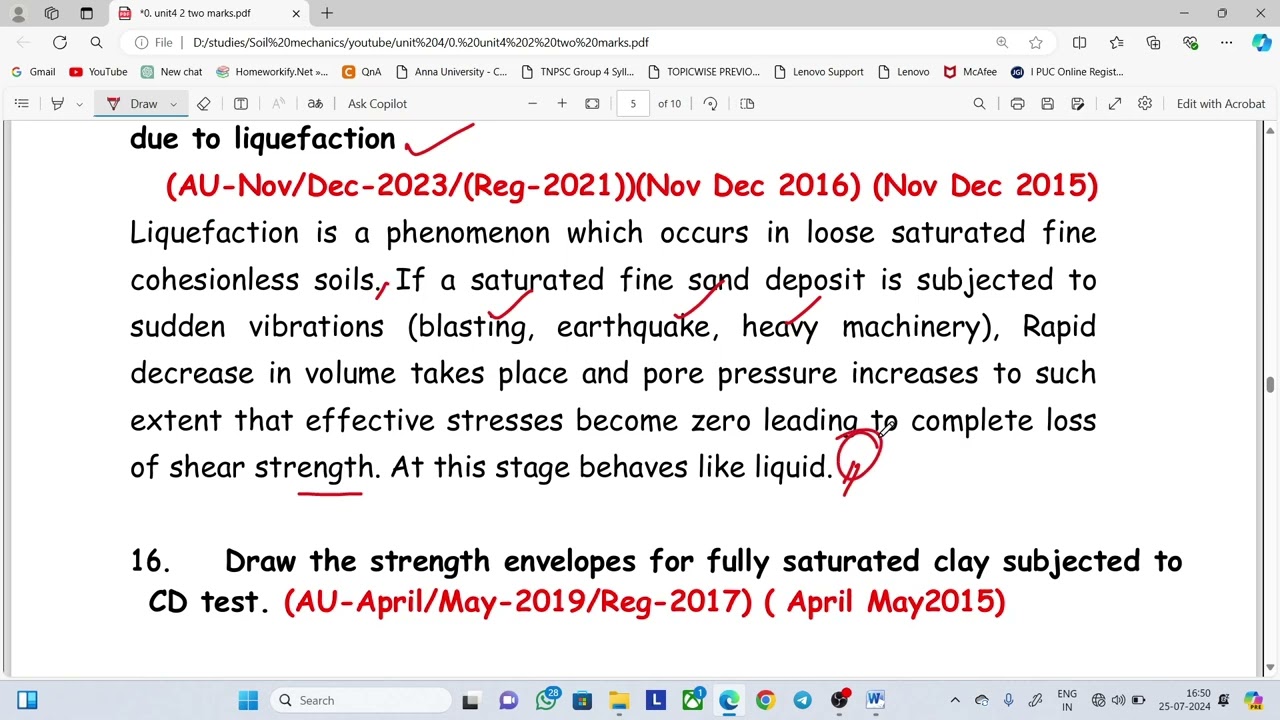 unit 4 two marks and part B and C