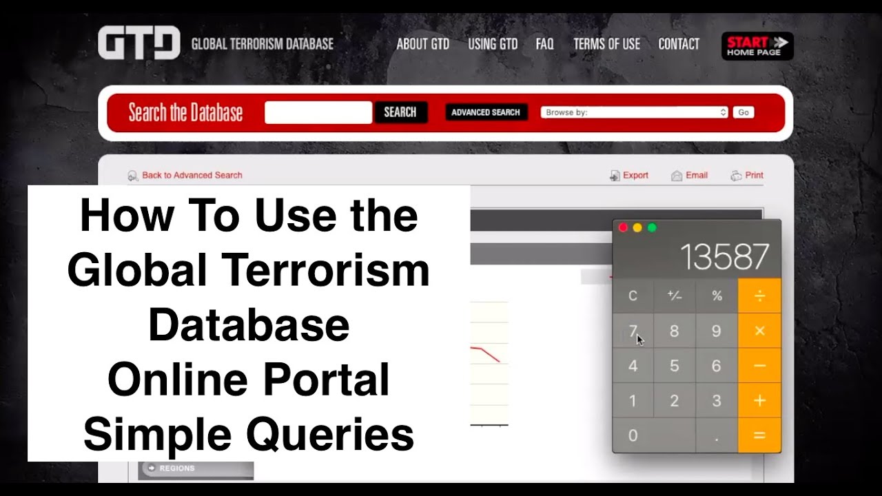 How To Use the Global Terrorism Database | Simple Queries