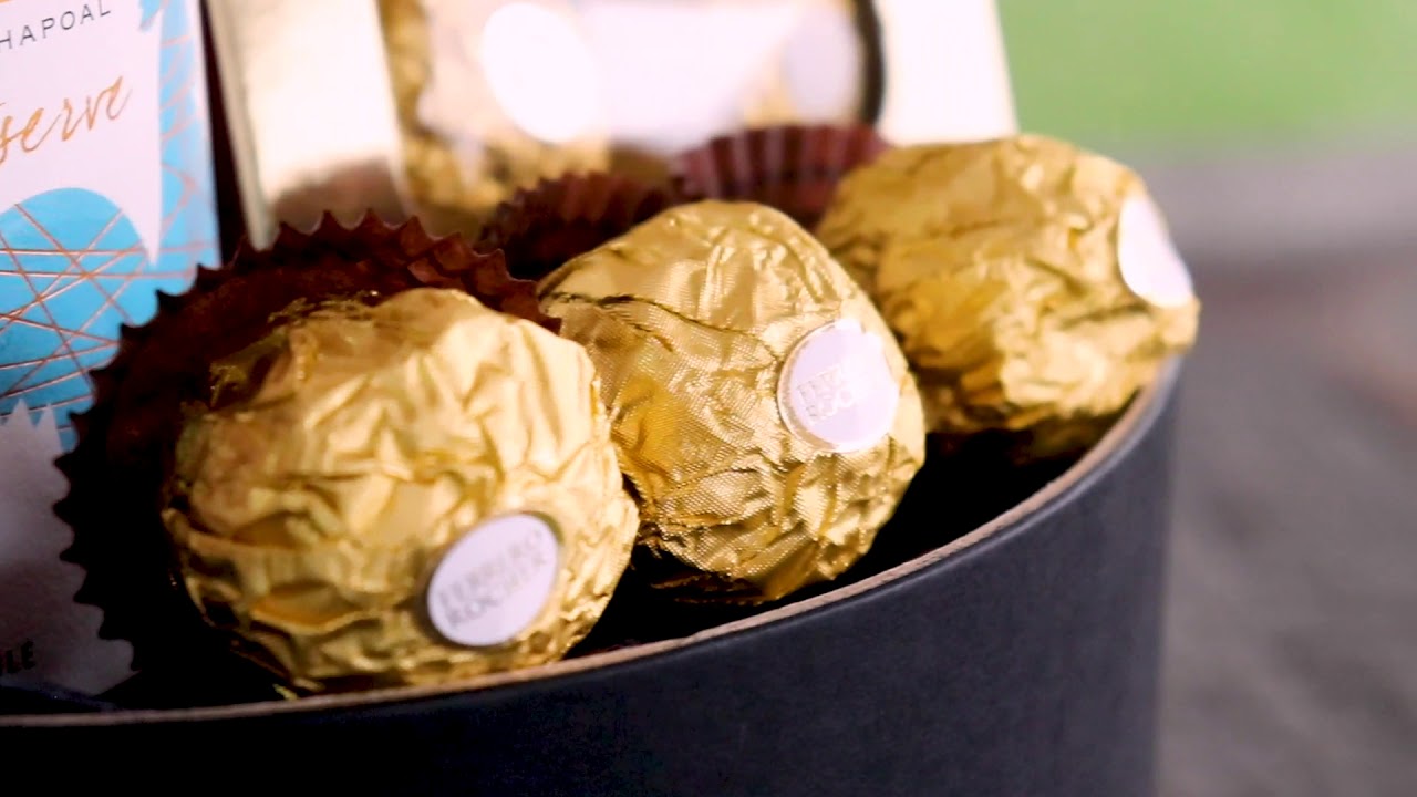 Kit de Natal Vinho e Ferrero Rocher